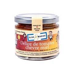 Délice de tomates chèvre miel \\" Olives & Marius \\"120 gr